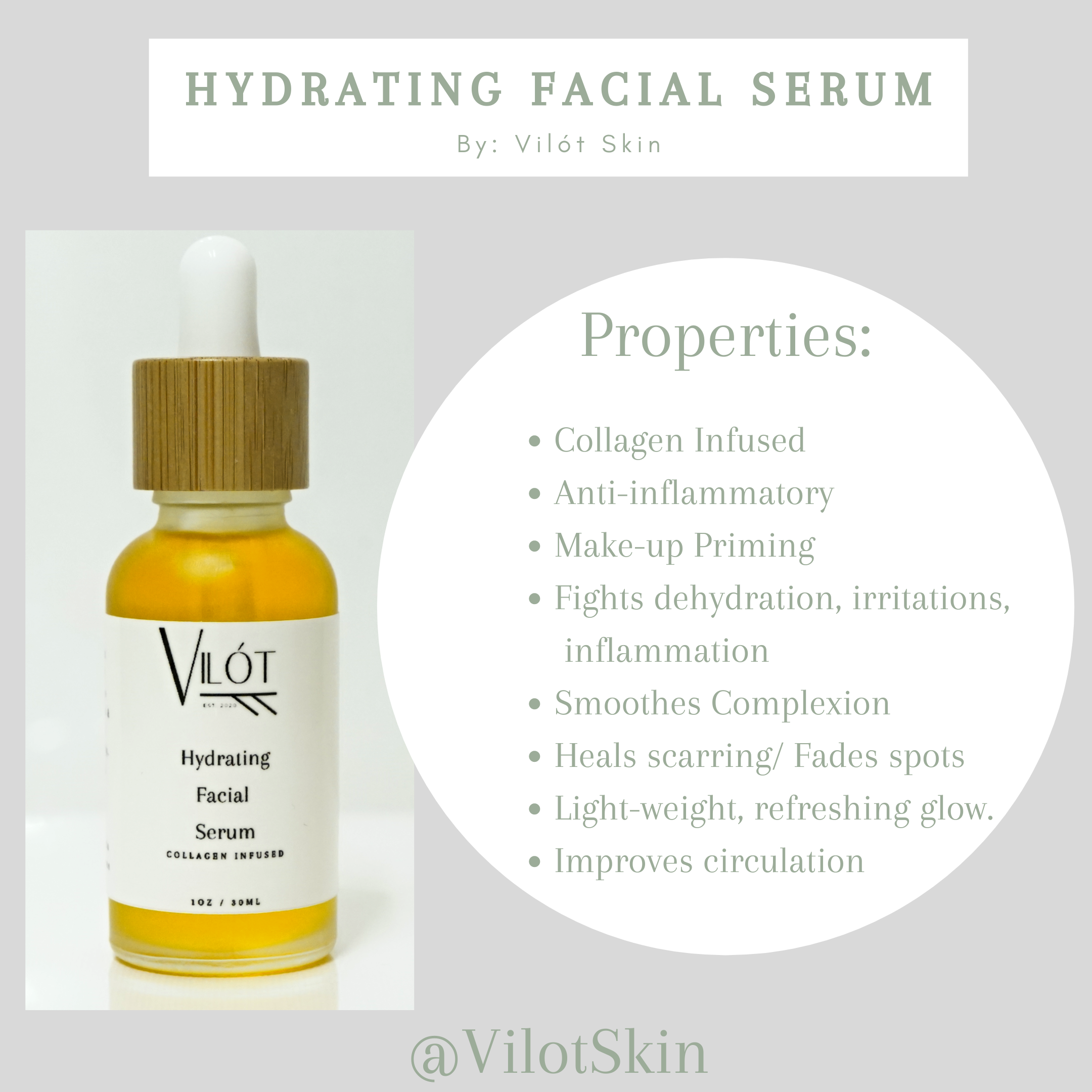 Vilot Skin Hydrating Facial Serum